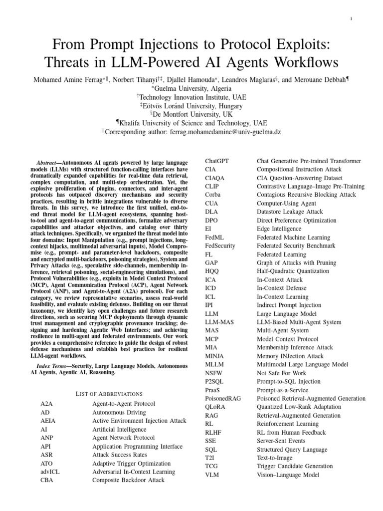 LLM-Agent Ecosys Threat Model | PDF | Computer Security | Security