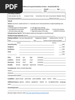 CAPE-V Scoring Guidelines and Example | PDF | Human Voice | Perception