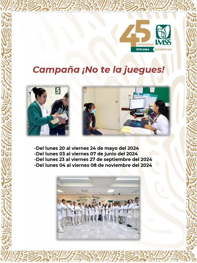 Guía Campaña ¡No Te La Juegues! | PDF | Control de la natalidad | Hospital