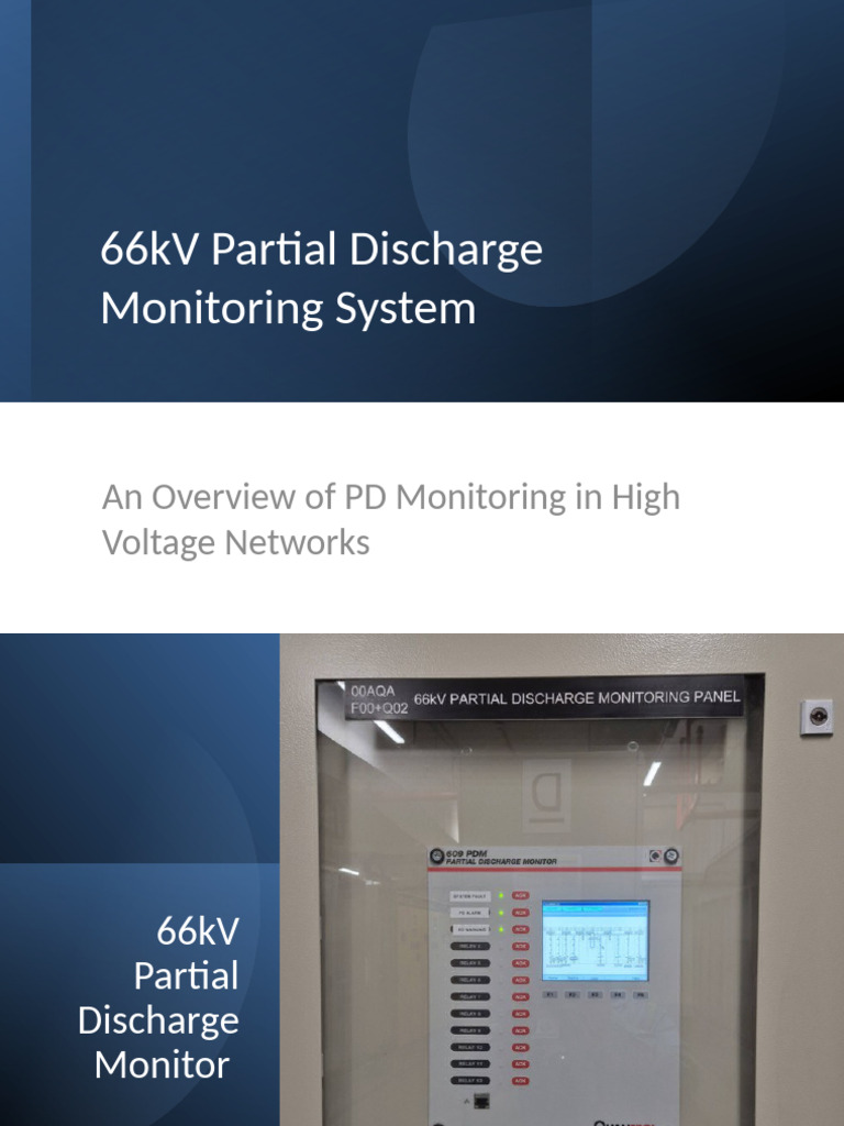 66kV PD Monitoring Presentation | PDF | Electromagnetism | Electrical Engineering