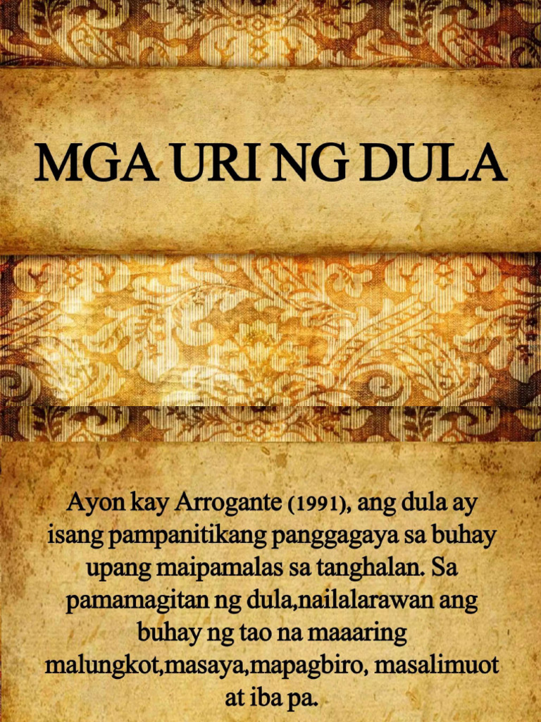 Filipino 9 DULA | PDF