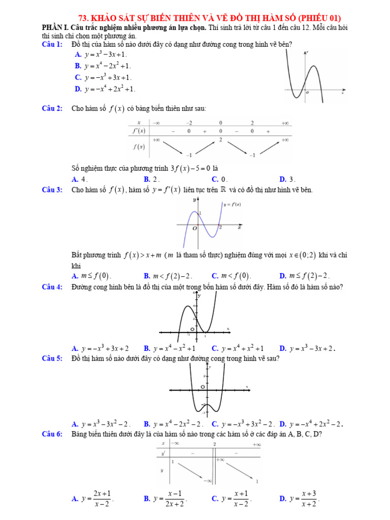 73. KSHS PHIẾU 1 | PDF