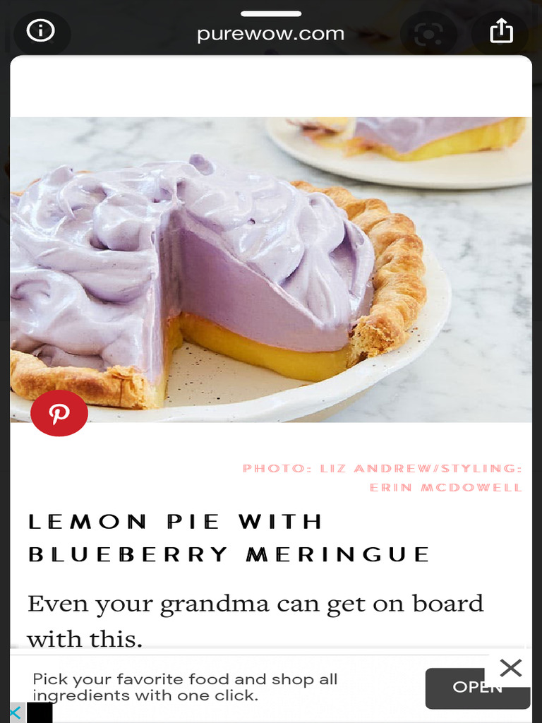 13 Fancy Pie Recipes To Try - PureWow | PDF