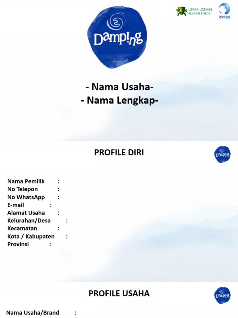 Template Proposal - Pitch Deck DIP 2023 | PDF