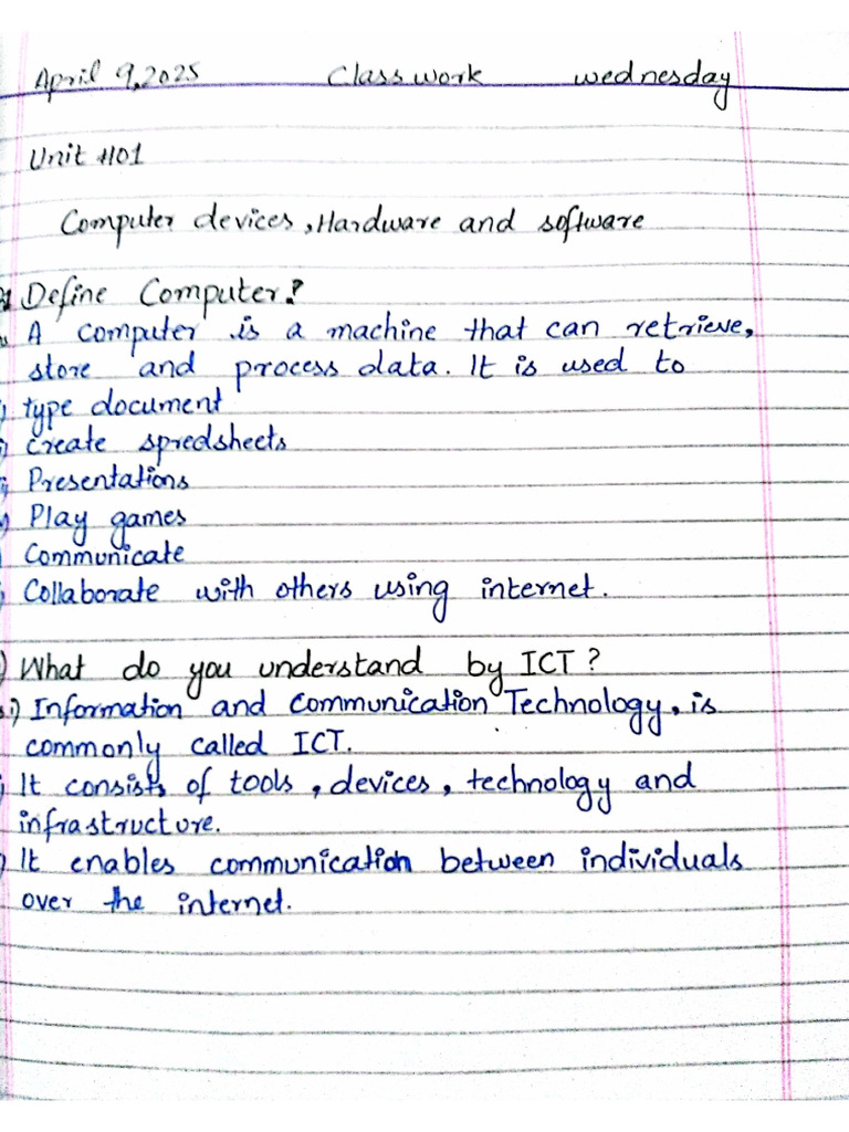 7th Class Computer Science-1 | PDF
