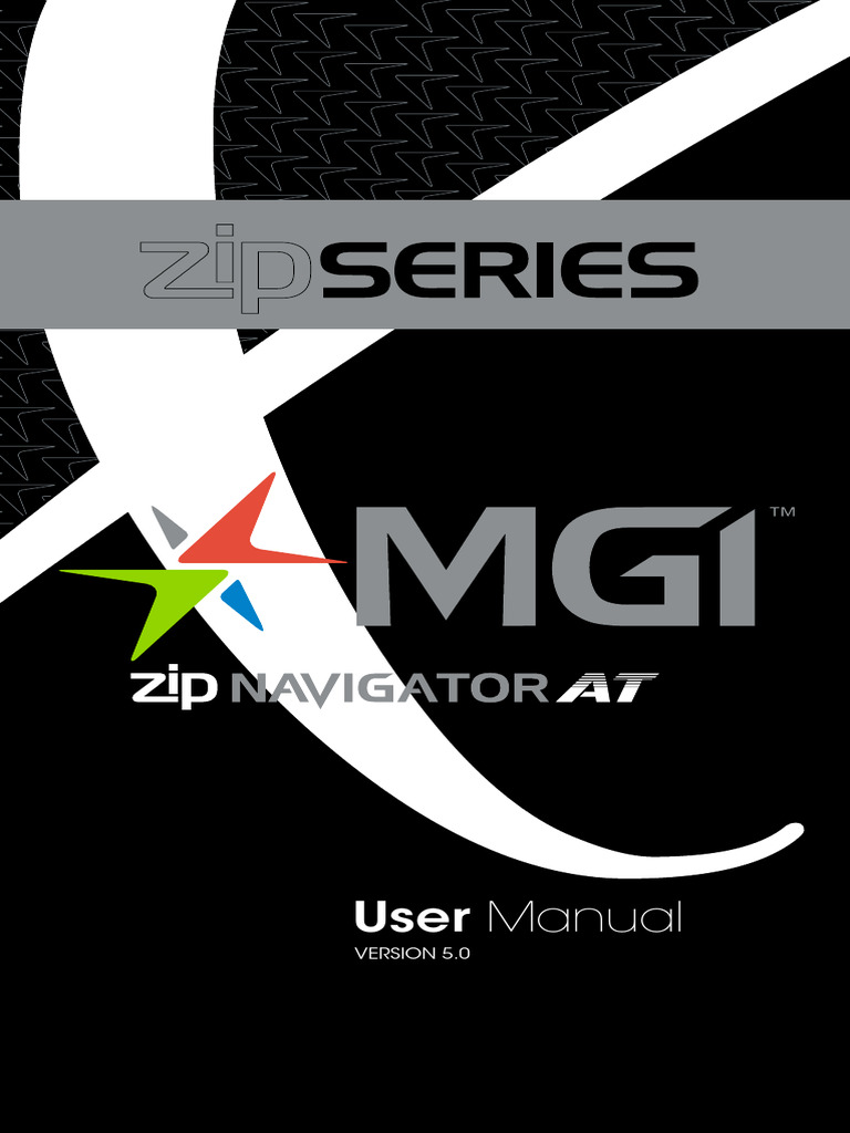 MGI Zip Navigator AT User Manual | PDF | Battery Charger | Waste Management