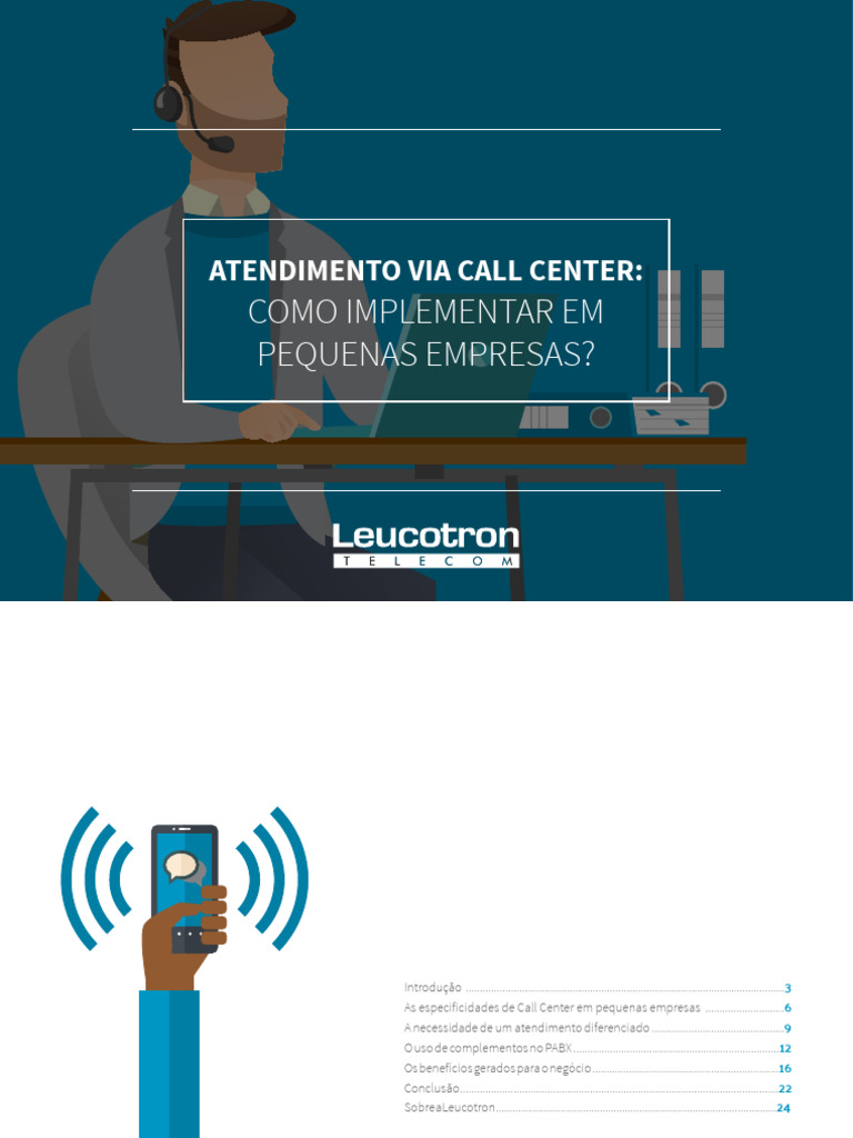 Atendimento Via Call Center | PDF | Centro de atendimento | Comunicação