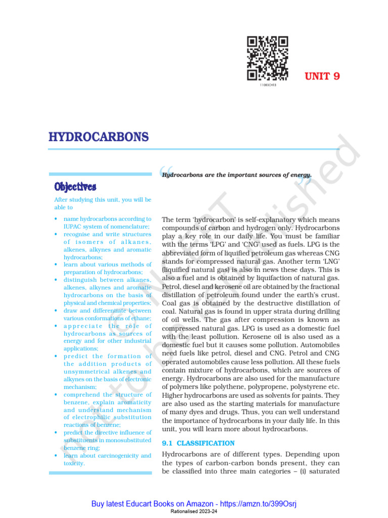Understanding Hydrocarbons: Types & Uses | PDF | Alkane | Hydrocarbons