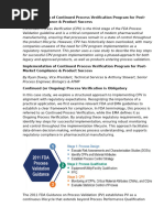 Continued Process Verification | PDF | Quality Management System ...