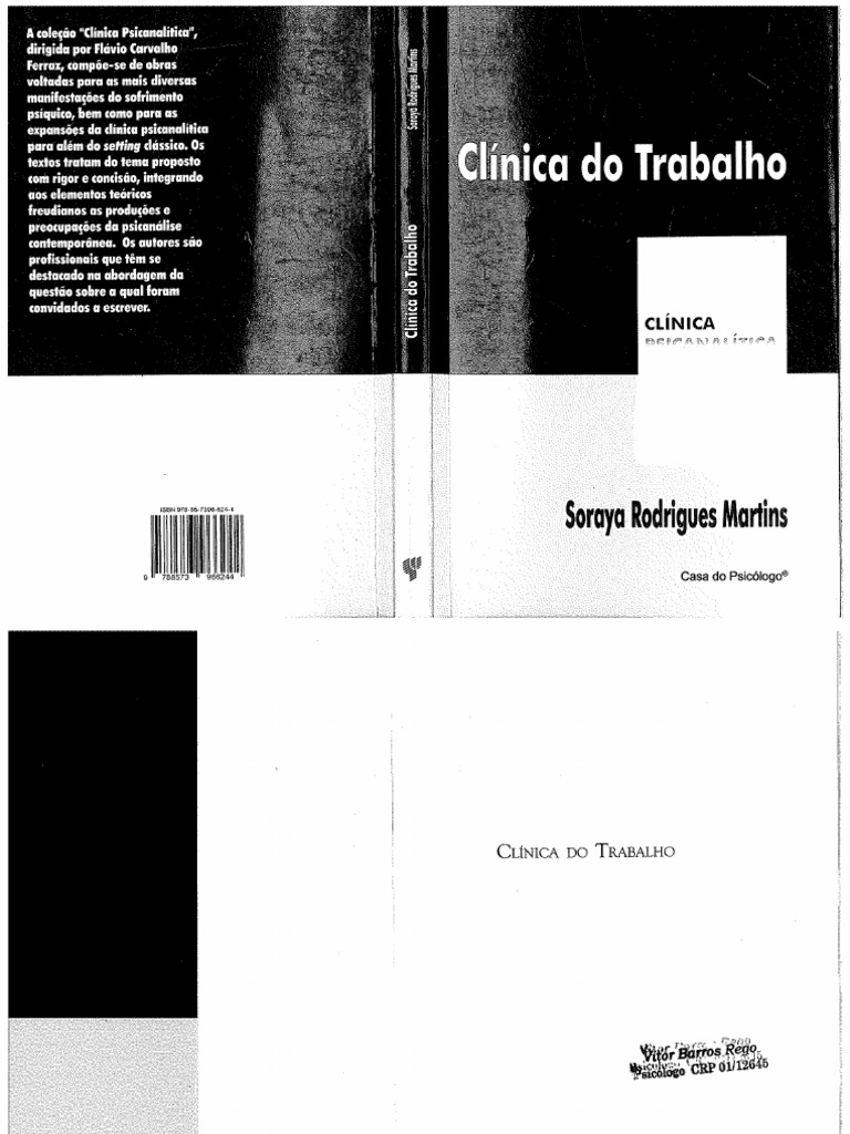 Clínica Do Trabalho - Soraya Martins | PDF
