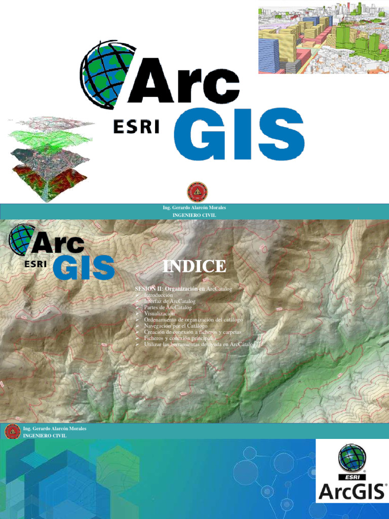 Organización y Uso de ArcCatalog en GIS | PDF | Archivo de computadora ...