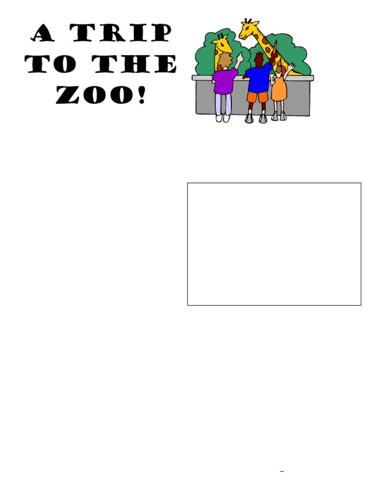 Zoo Trip Animal Life Cycle Worksheet | PDF
