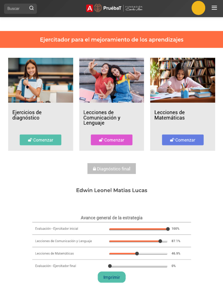 Prueba T Edwin Leonel Matias Lucas | PDF