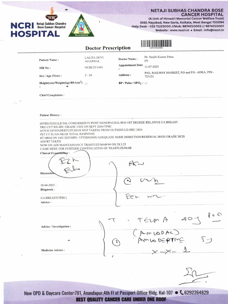 Prescription N Ecg | PDF