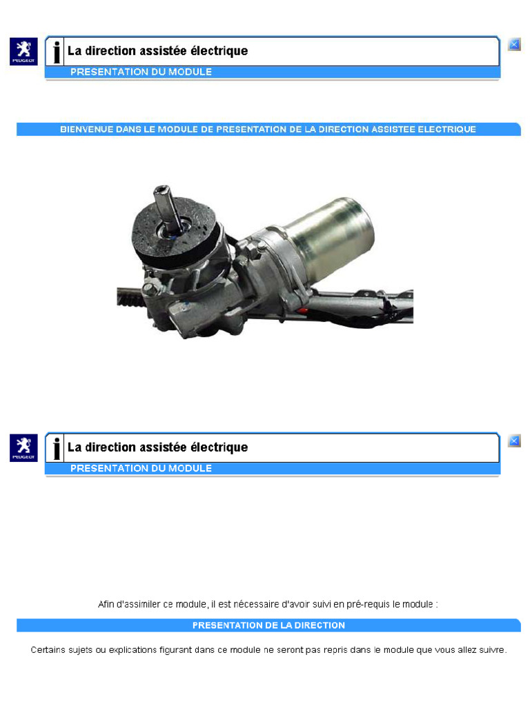 1007 Direction Electrique Copie | PDF