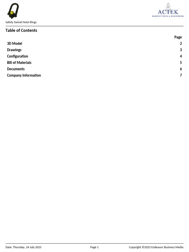Actek Manufacturing Engineering 46012 | PDF | Industrial Processes | Chemical Substances