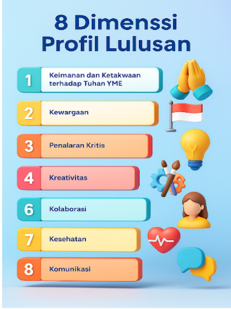 8 Dimensi Profil Lulusan | PDF