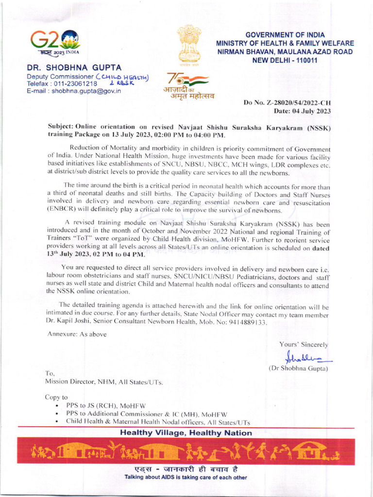 NSSK Online Orientation Training Session | PDF
