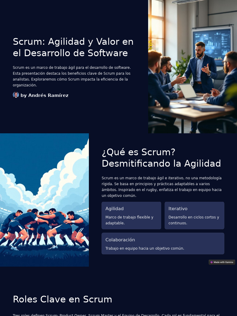 Scrum Agilidad y Valor en El Desarrollo de Software | PDF | Scrum ...