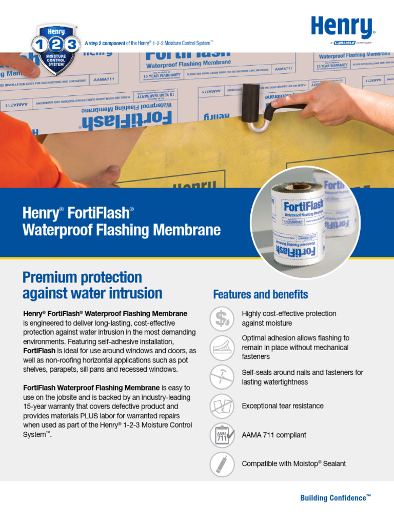 FortiFlash Waterproof Membrane Guide | PDF | Adhesive | Materials