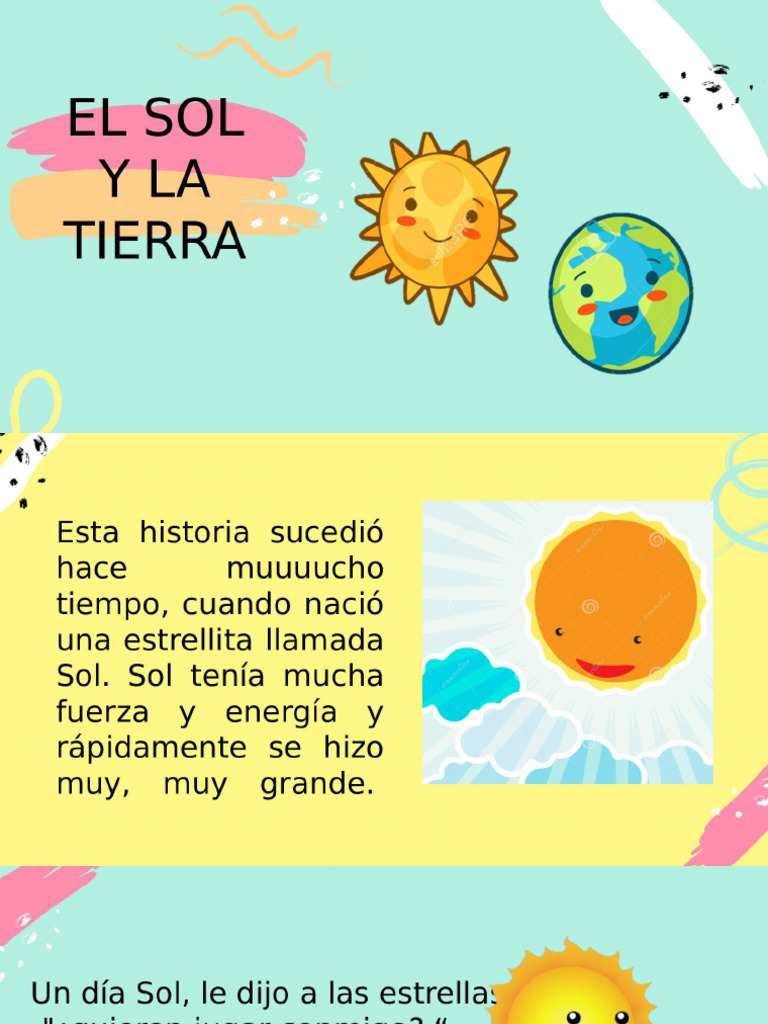 Cuento El Sol y La Tierra | PDF