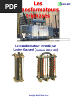 Diapo 1 - Transformateur Triphasé | PDF | Transformateur électrique | Inducteur