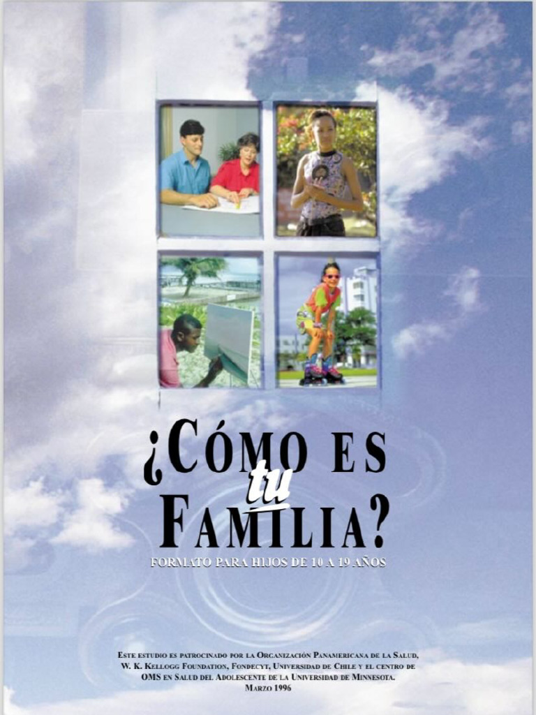 Como Es Tu Familia Cuestionario | PDF