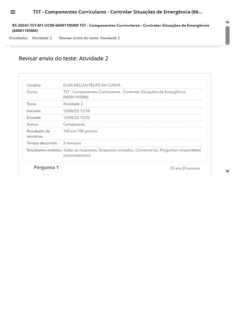 Atividade 2 Uc08 TST | PDF