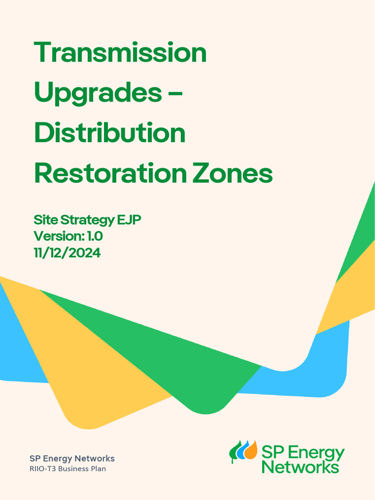 Distribution Restoration Zones SP Energy | PDF | Electrical Grid ...