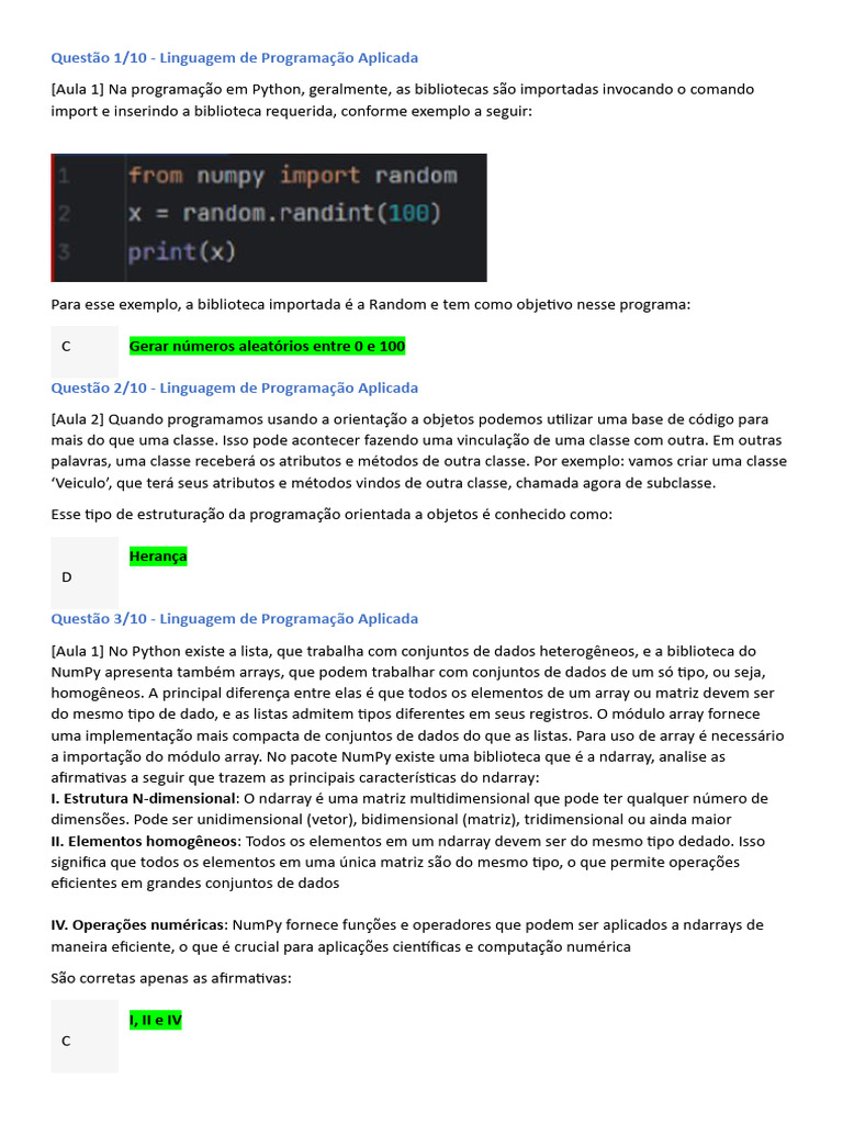 Python: Fundamentos e Padrões de Design | PDF | Classe (programação de ...