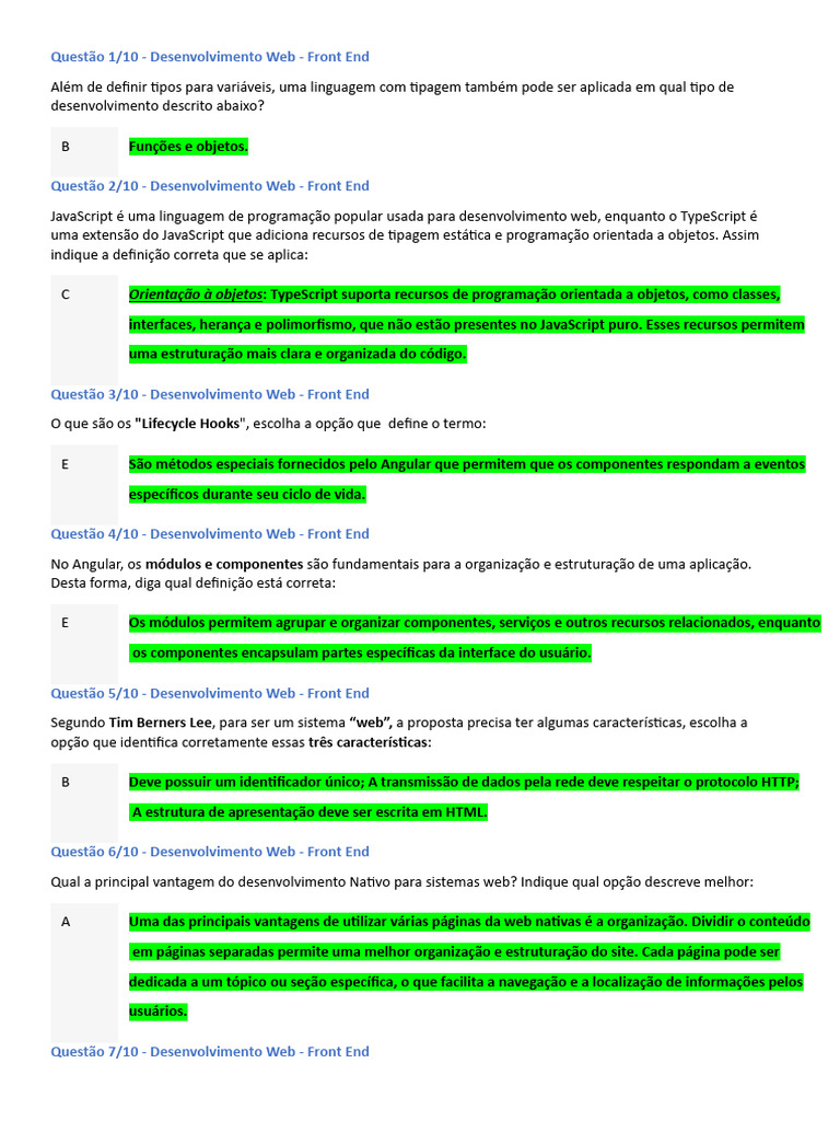 Desenvolvimento Web - Front End | PDF | Bancos de dados | Base de dados ...