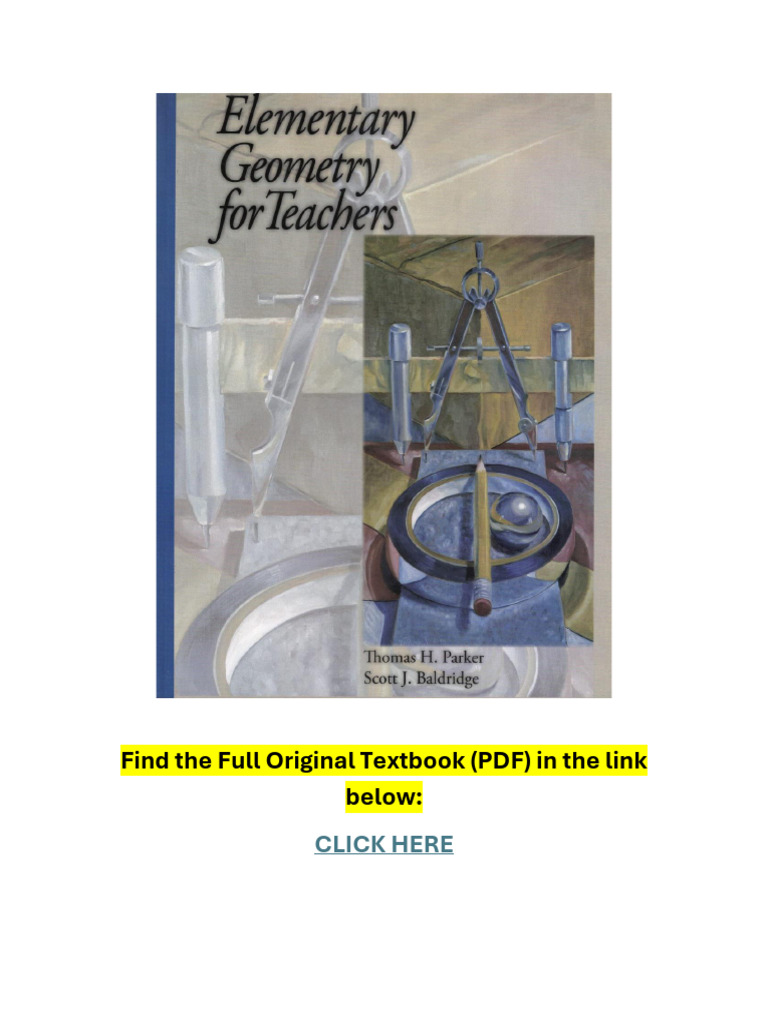 Essential Geometry for Teachers PDF | PDF | Geometry | Mathematics