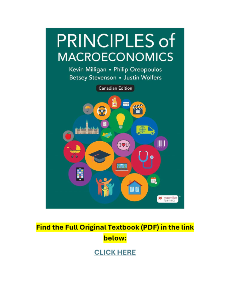 Canadian Macroeconomics Textbook PDF | PDF | Macroeconomics | Fiscal Policy