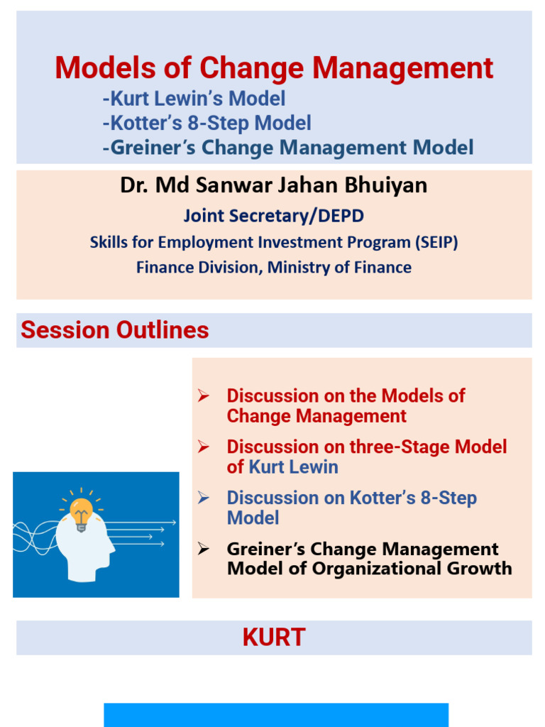 Change Management Models Overview | PDF | Change Management ...