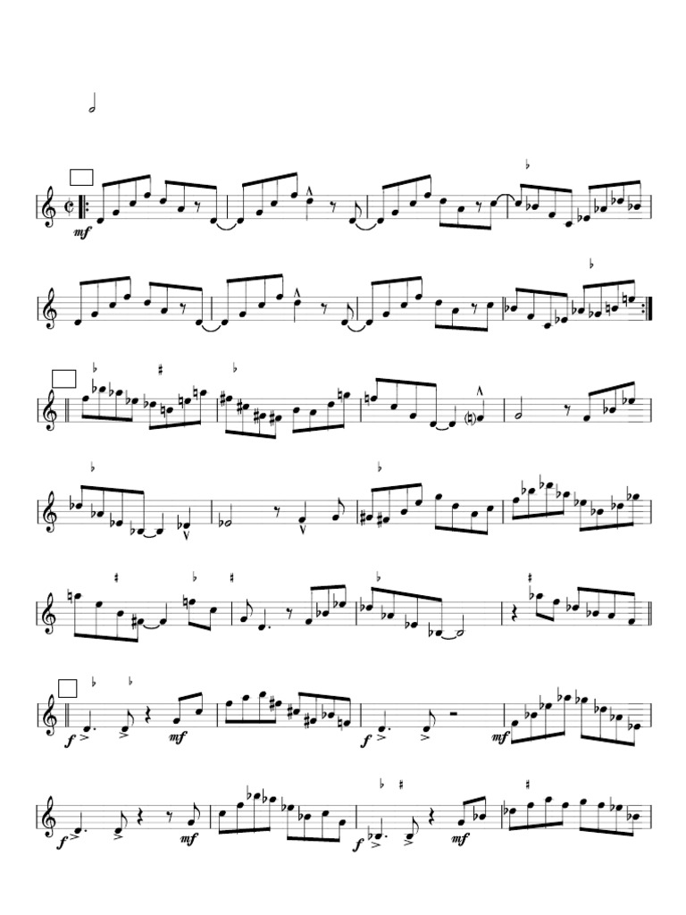 Fourthright - Bob Mintzer | PDF