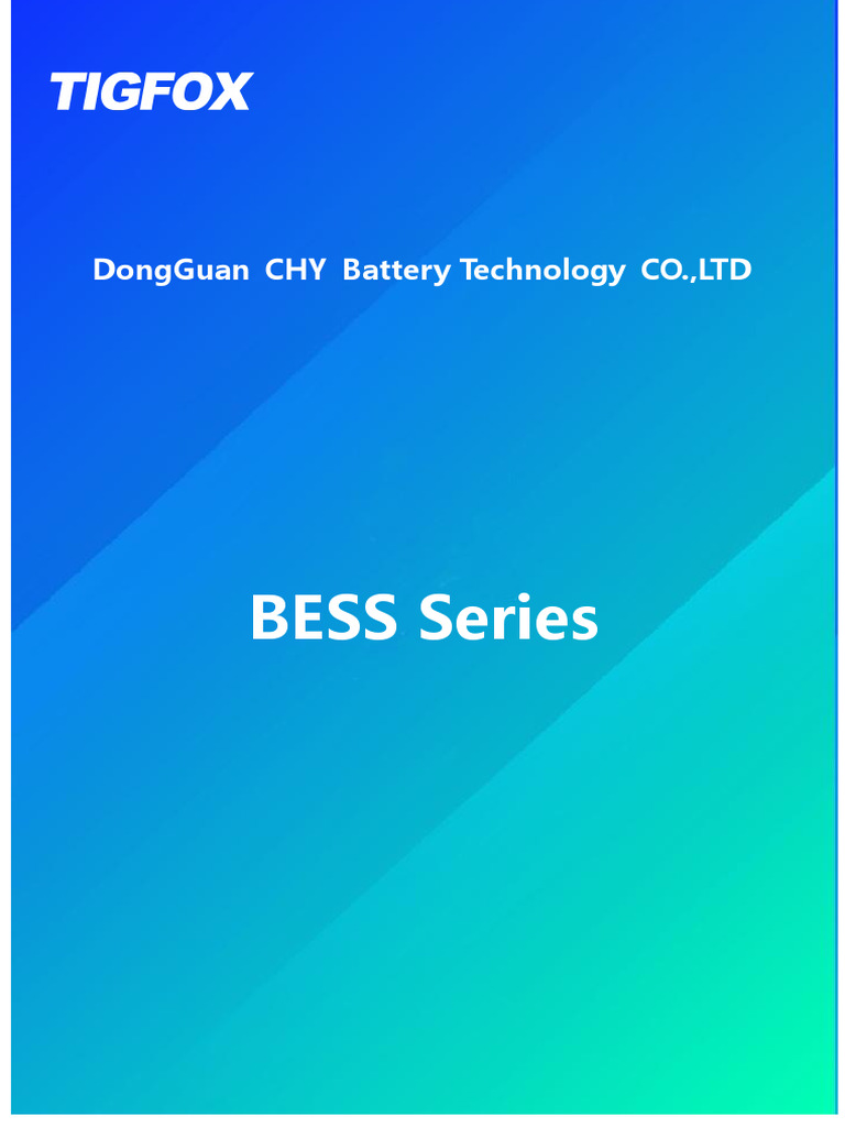 Tigfox High Power Solar Power System-Jenny Deng | PDF | Energy Storage | Power Inverter