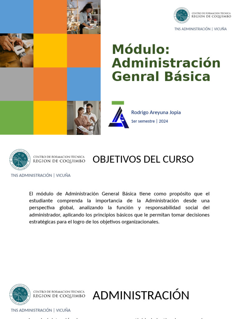 Clase 1 A 4 - Adm General 2024 | PDF | Business | Ciencias del ...