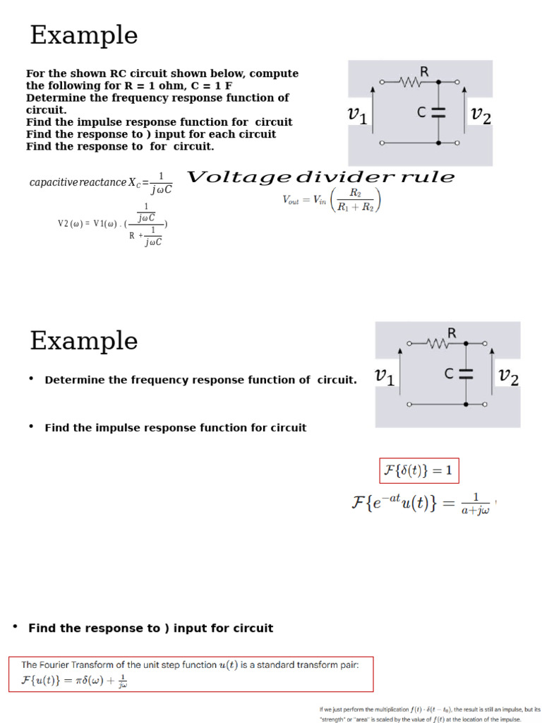 Fourier Transform Circuit Example | PDF | Electronic Engineering | Electronic Circuits