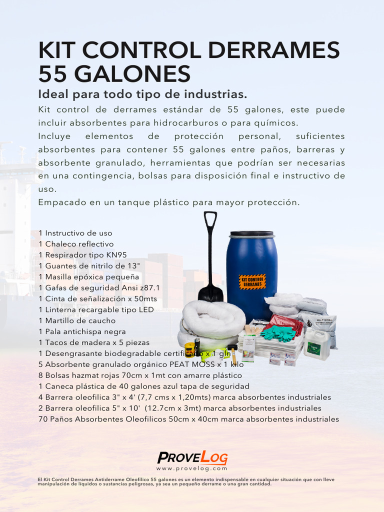 Kit Antiderrames 55 Caneca | PDF