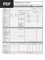 CS Form No. 212 Revised 2025 - Personal Data Sheet-with-WES | PDF ...
