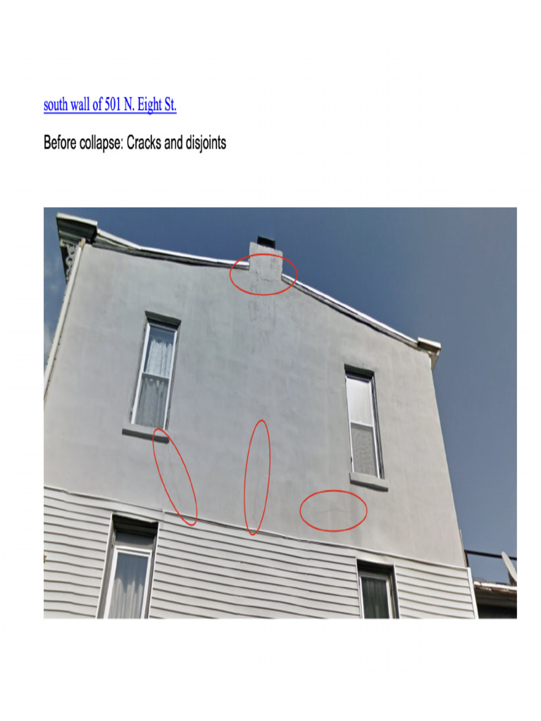 Cracks Seen Before Reading Building Collapse | PDF