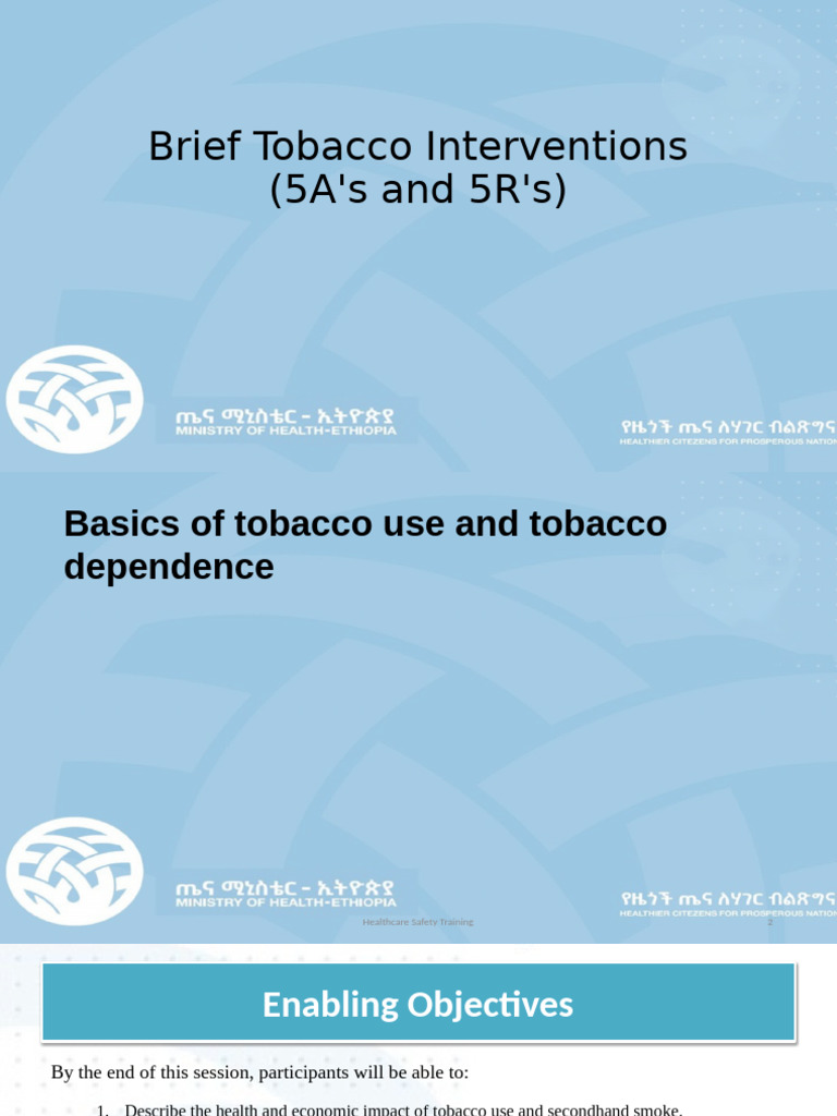 Tobacco Use: Health & Intervention Strategies | PDF | Respiratory ...