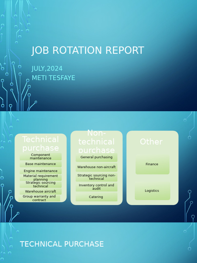 Recreated Job Rotation Presentation | PDF | Warehouse | Logistics