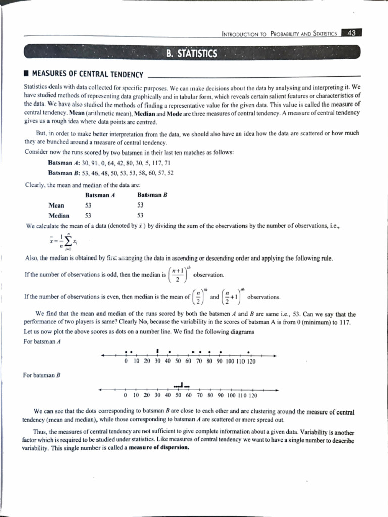 Statistics Module | PDF