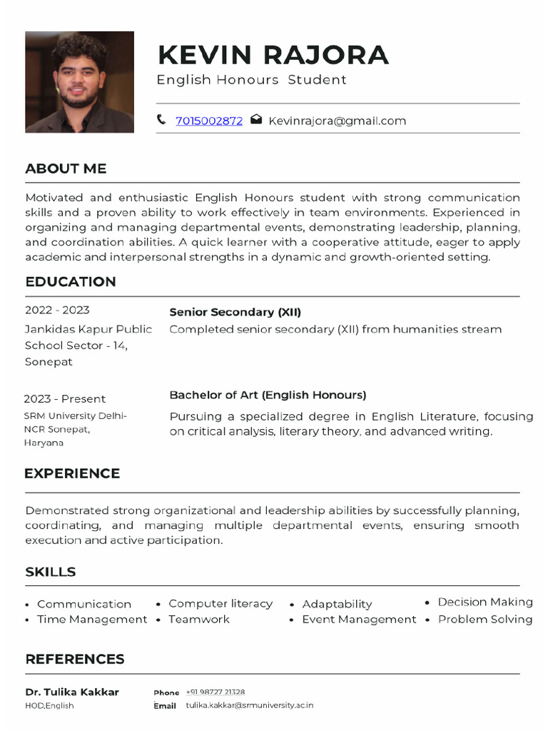 Resume - Kevin Rajora | PDF