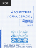 Arquitectura: Forma, Espacio y Orden | PDF