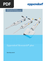 Eppendorf Reference Pipette Manual | PDF