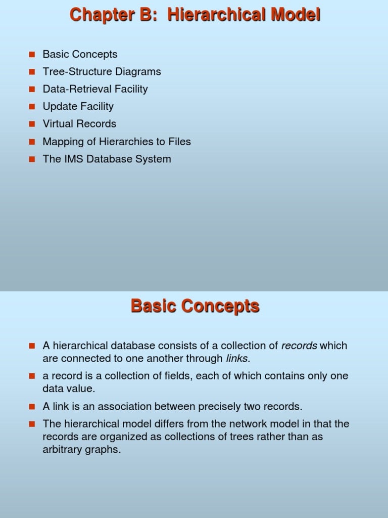 Hierarchical Model | PDF | Databases | Database Index