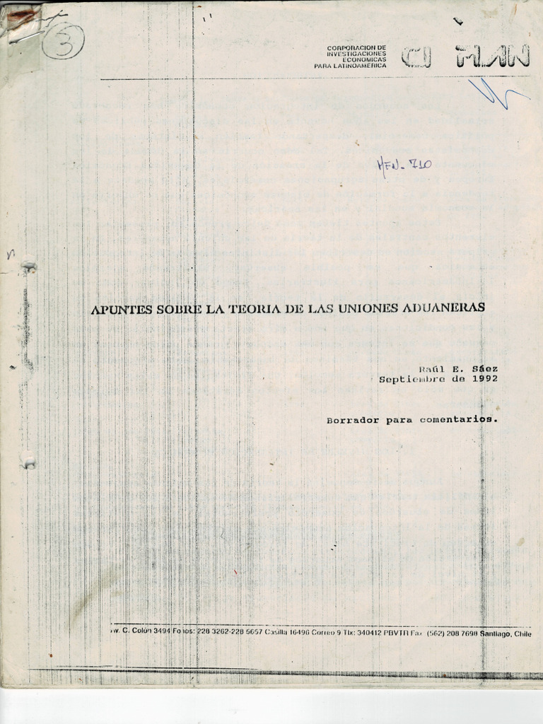 SAEZ+ +Uniones+Aduaneras | PDF