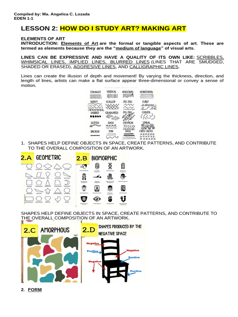 Art App Compiled Reviewer | PDF | Composition (Visual Arts) | Abstract Art